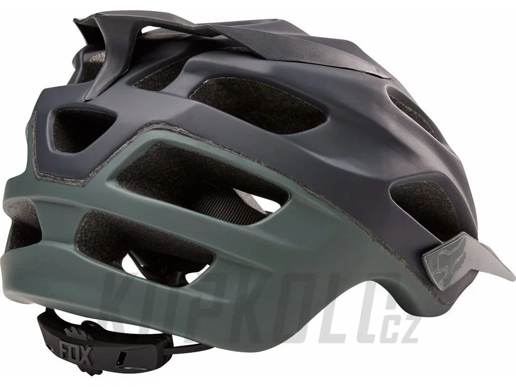 Helma Fox Flux Creo Helmet černá-zelená - kupkolo.cz