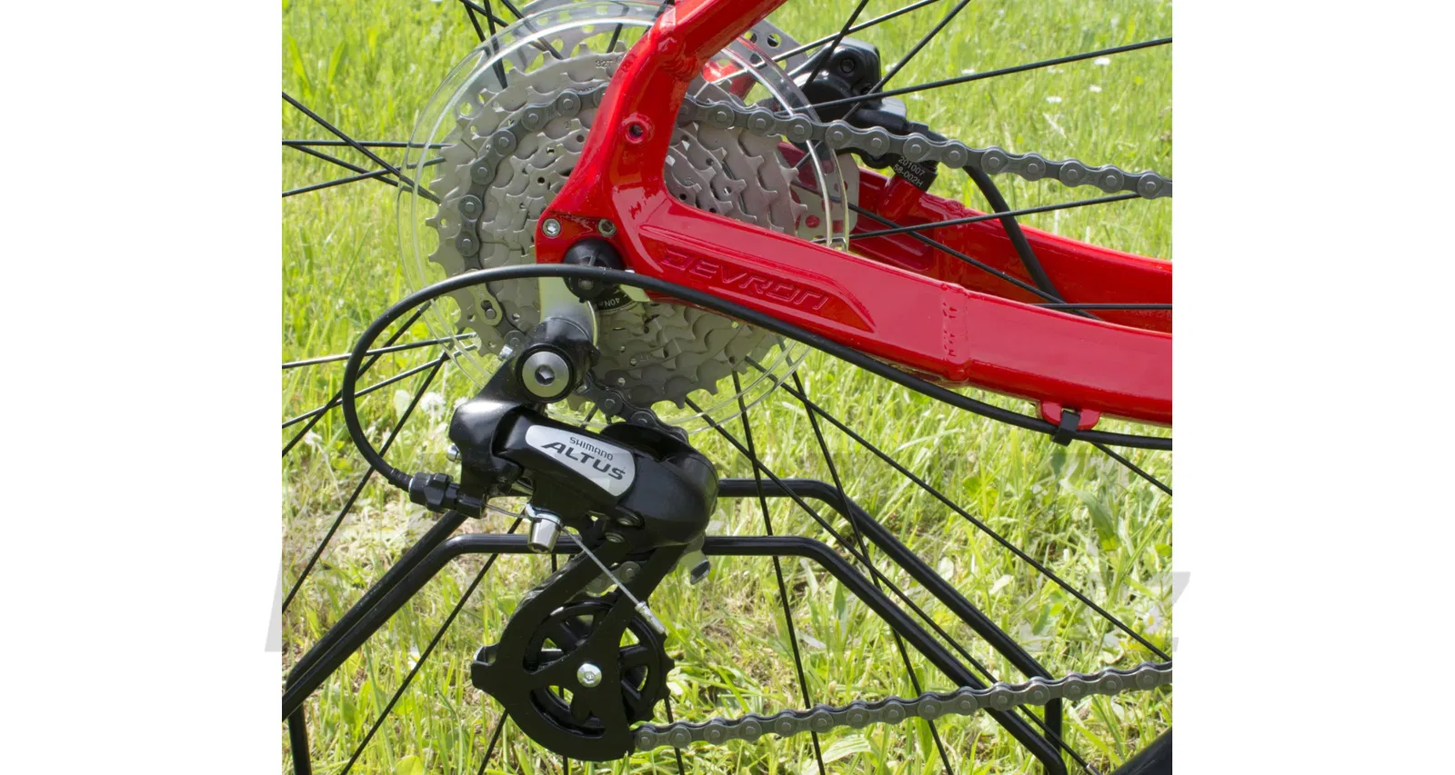 27,5" Dámské kolo Devron Riddle Lady W1.7 - červená - kupkolo.cz