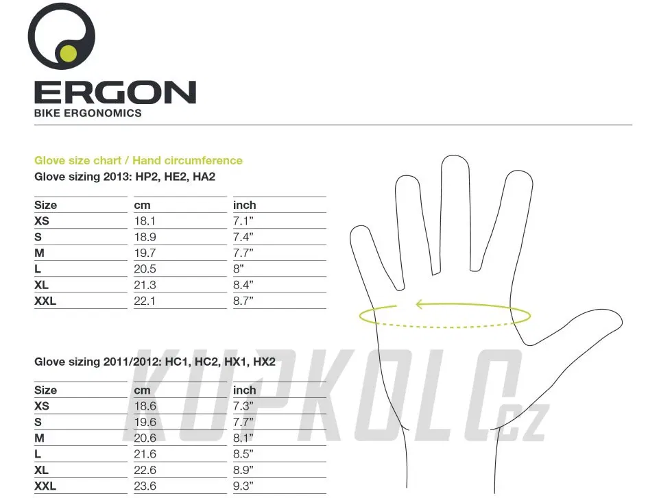 Rukavice Ergon HE2, černá - kupkolo.cz