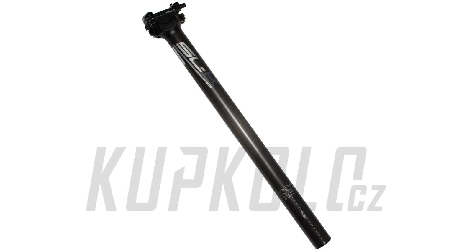 Sedlovka FSA SL-K Carbon, 0mm offset, MTC, šedé logo Di2 - kupkolo.cz