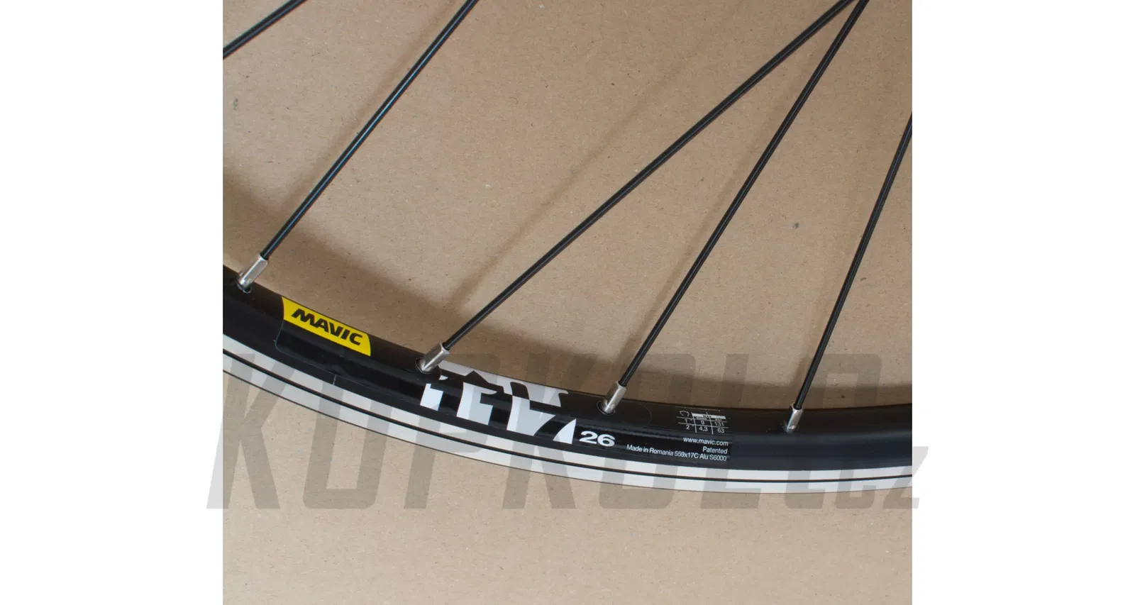 26" Kola Mavic XM 117 - Shimano Deore, V-Brake/ centerlock - kupkolo.cz