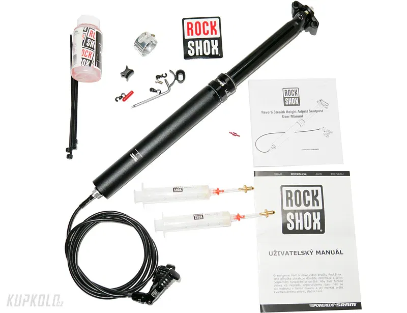 Rock Shox Reverb Stealth 31,6/420mm (levé provedení) 125 mm - - kupkolo.cz