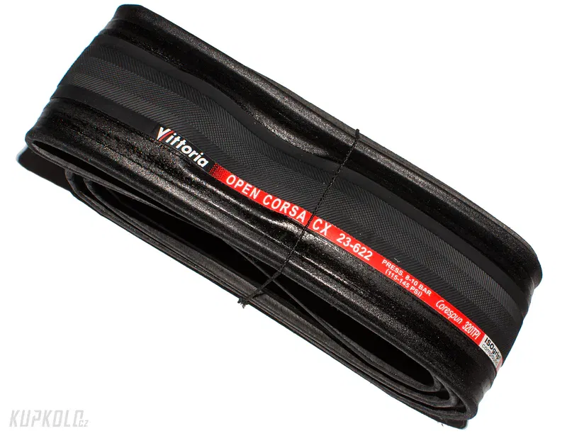 Plášť silniční Vittoria Open Corsa EVO CX III, 320 TPI - černá - kupkolo.cz