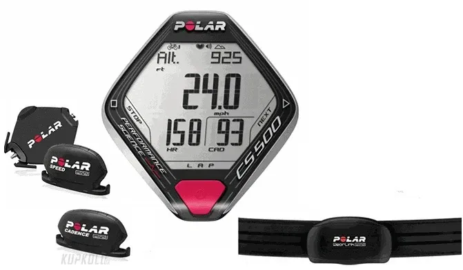 Pulsmetr Polar CS500 + Cadence - kupkolo.cz