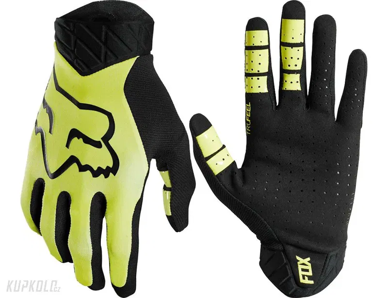 Rukavice Fox Flexair Suplhur MTB20S - kupkolo.cz